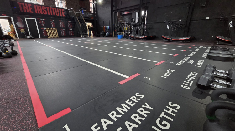 Custom Gym Flooring & Hyrox Sled Tracks for Deadly Dozen | UK Supreme ...