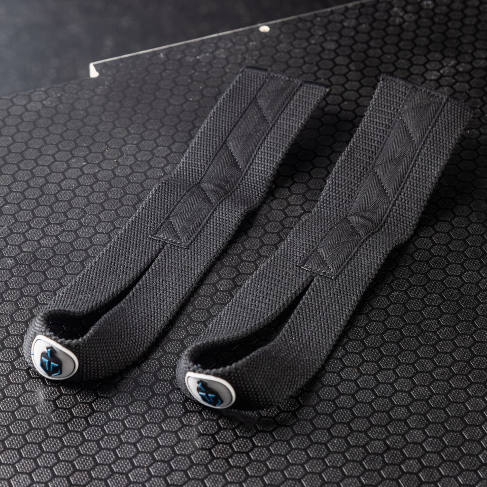 UKSF Dacron lifting straps BLACK | UK Supreme Fitness