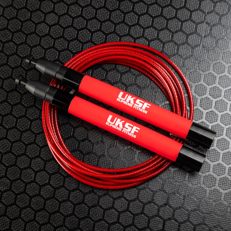 UKSF Lightweight X2 rope RED | UK Supreme Fitness