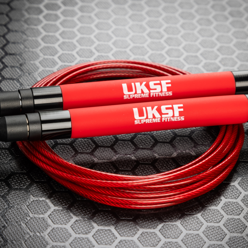 UKSF Lightweight X2 rope RED | UK Supreme Fitness