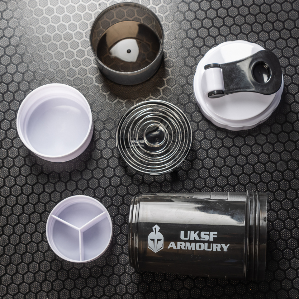 UKSF multi storage protein shaker | UK Supreme Fitness