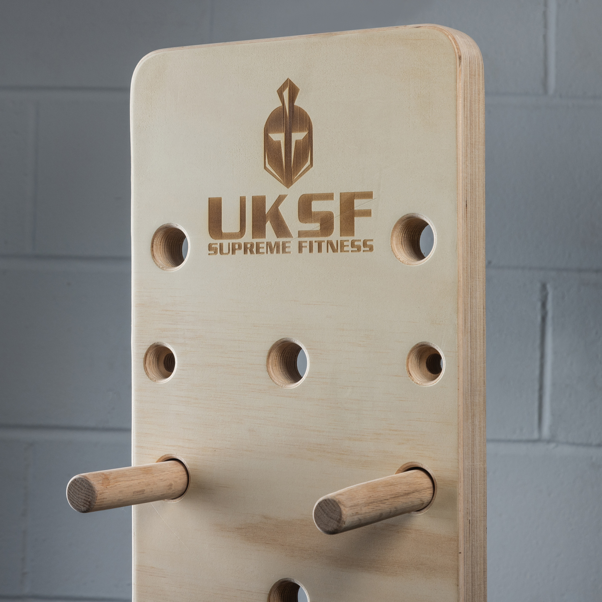 UKSF Wooden Climbing Peg Board | UK Supreme Fitness